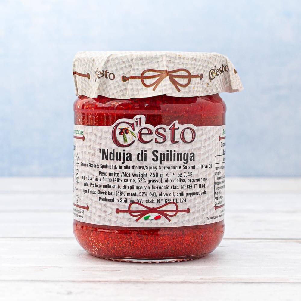 il Cesto 'Nduja di Spilinga' Spicy Spreadable Salami 250g – Italian ...