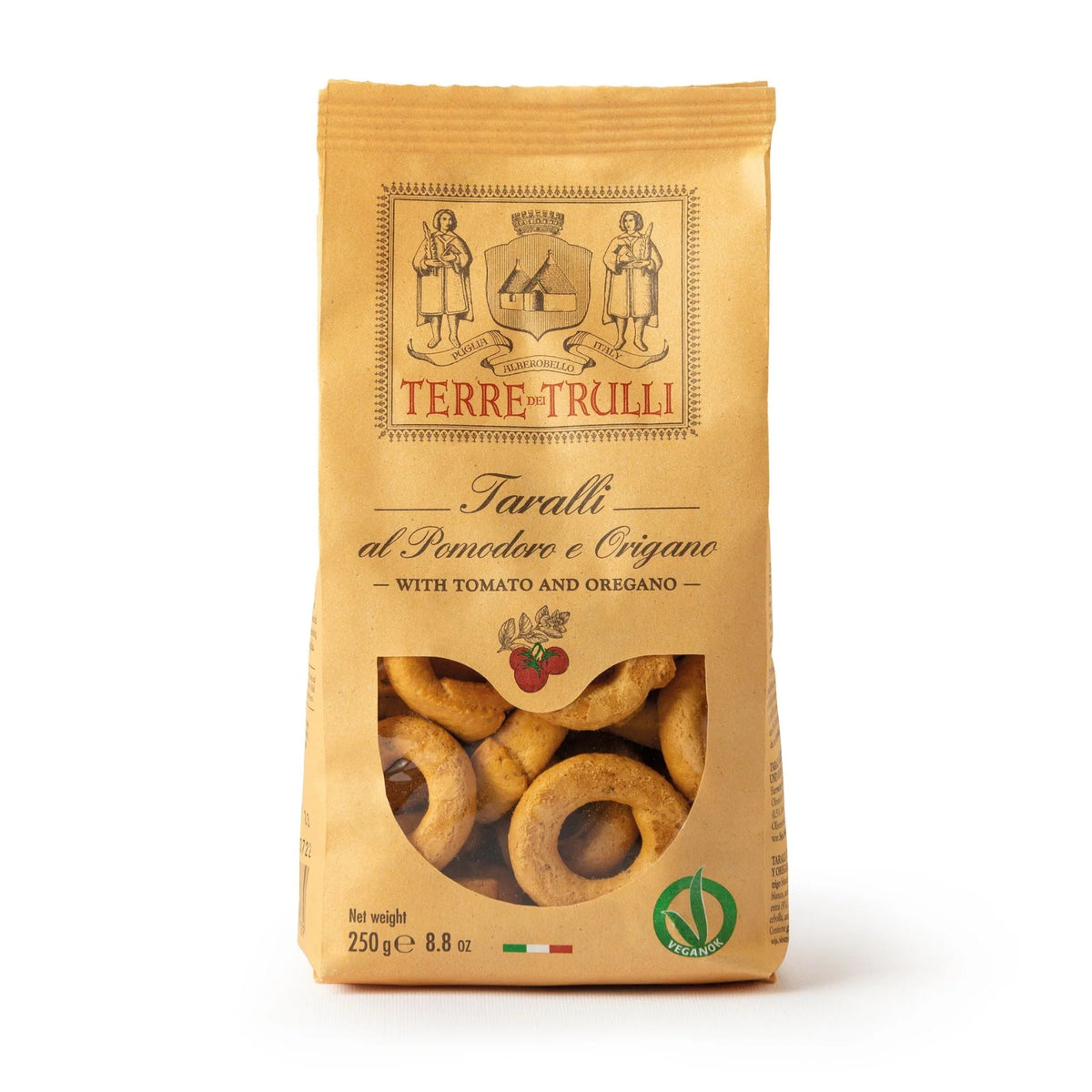 Terre Dei Trulli Taralli with Tomato and Oregano 250g – Italian ...