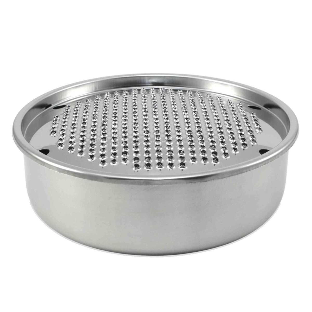 Stainless Steel Round Bari Parmesan Cheese Grater with Bowl – Italian ...